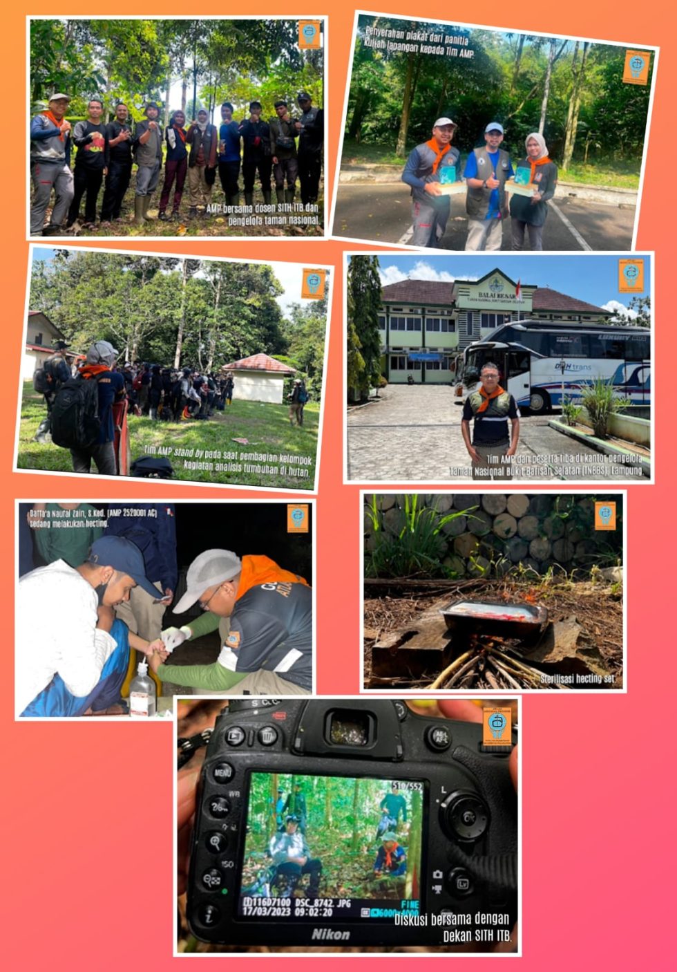 BANTUAN MEDIS KULIAH LAPANGAN SITH-ITB di TNBBS LAMPUNG 2023 | FK UNPAD ...