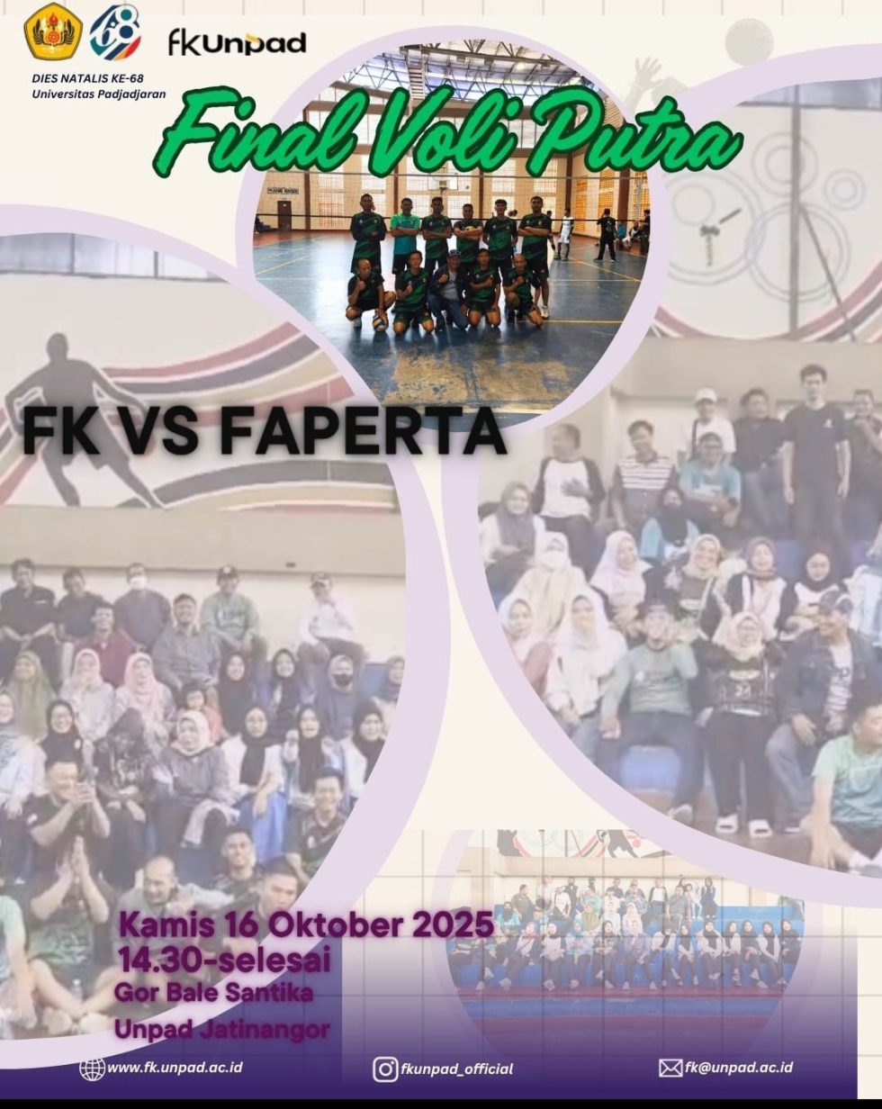 Final Voli Putra FK Unpad vs Faperta Meriahkan Dies Natalis Unpad ke-68 ...